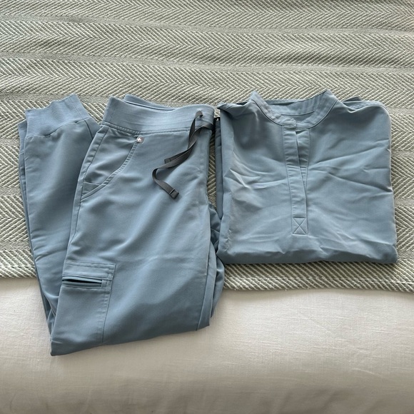Figs | Pants & Jumpsuits | Light Blue Figs Scrub Set | Poshmark